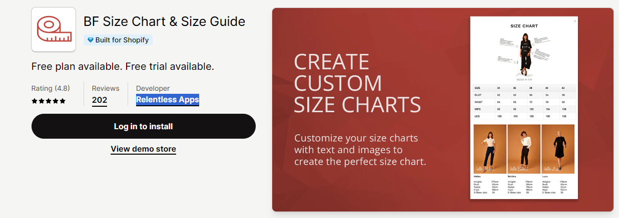 Top 9 Best Shopify Size Chart Apps for your stores – Mageplaza